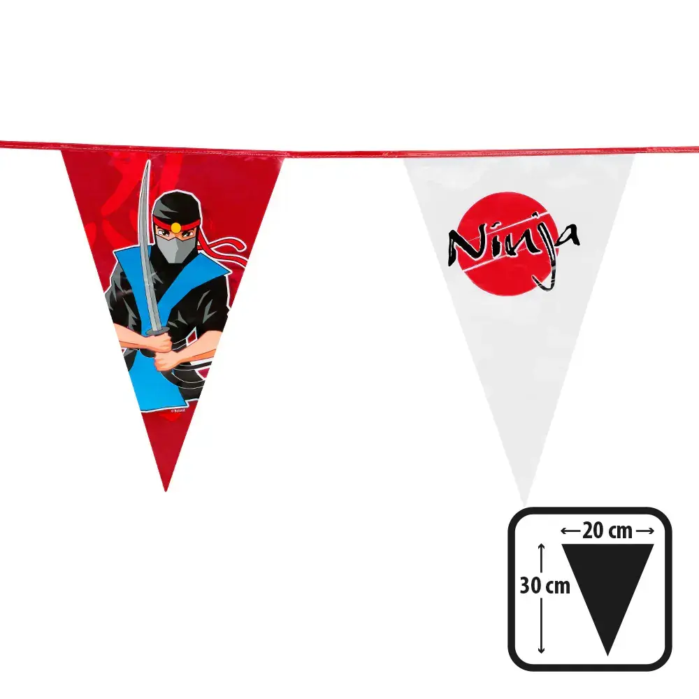 Køb Ninja flagbanner 6 meter | gag.dk